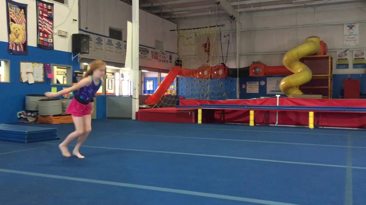 Round Off Back Handspring - YouTube
