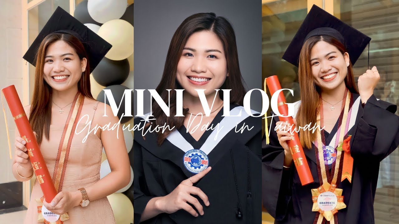 Graduation Day in Taiwan of an International Student #MiniVlog - YouTube
