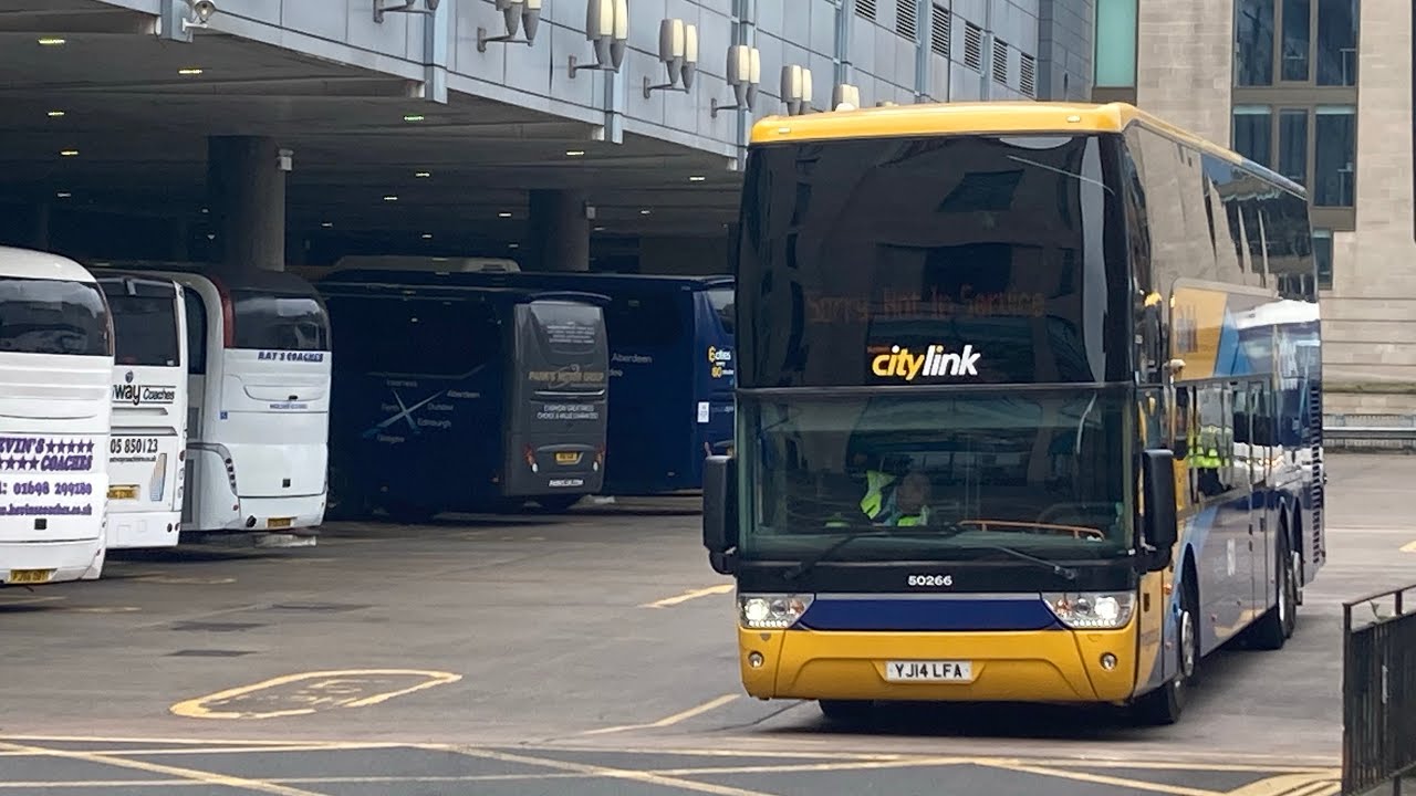 Buses at Edinburgh Bus Station (May 2023) - YouTube