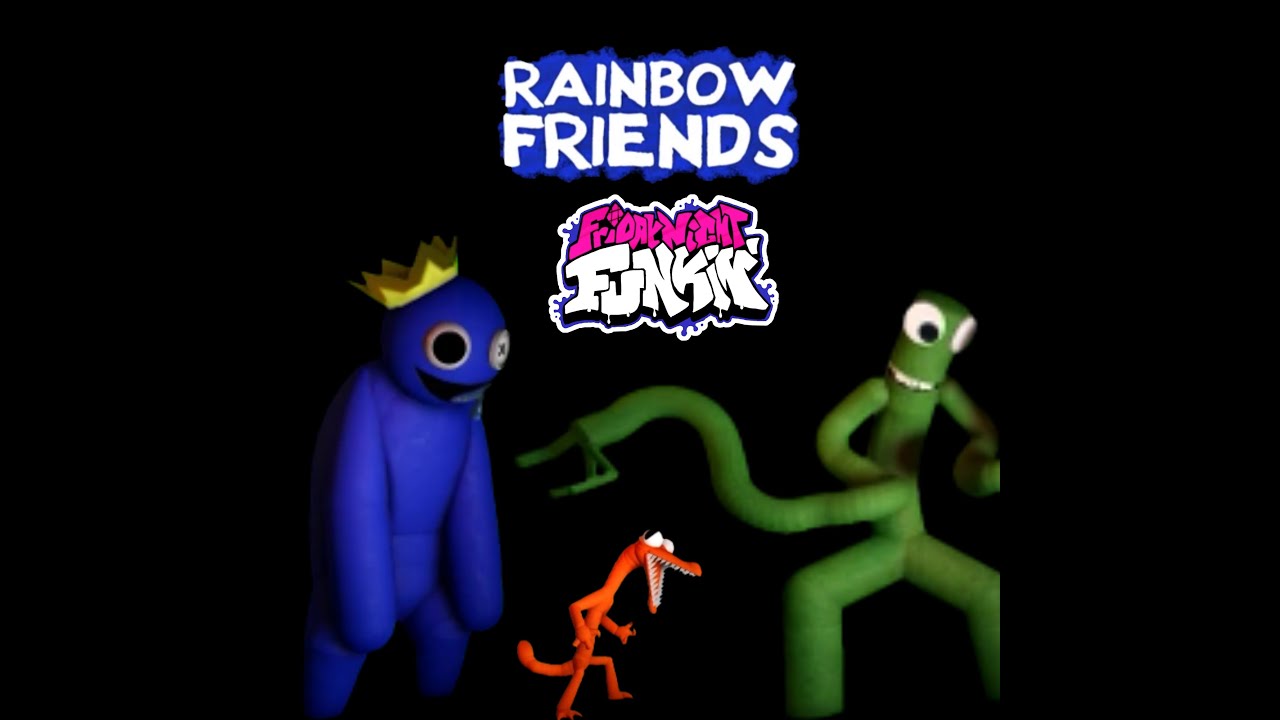 FNF vs Rainbow Friends Mod - YouTube