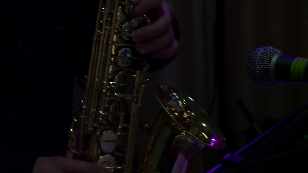 Playing a saxophone in a jazz festival. Free HD video footage - YouTube
