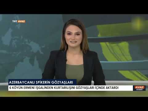Azerbaycanli Spikerin gozyaslari