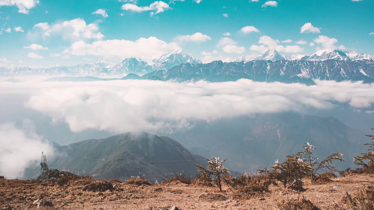 GongGa mountain in SiChuan province China 4k - YouTube