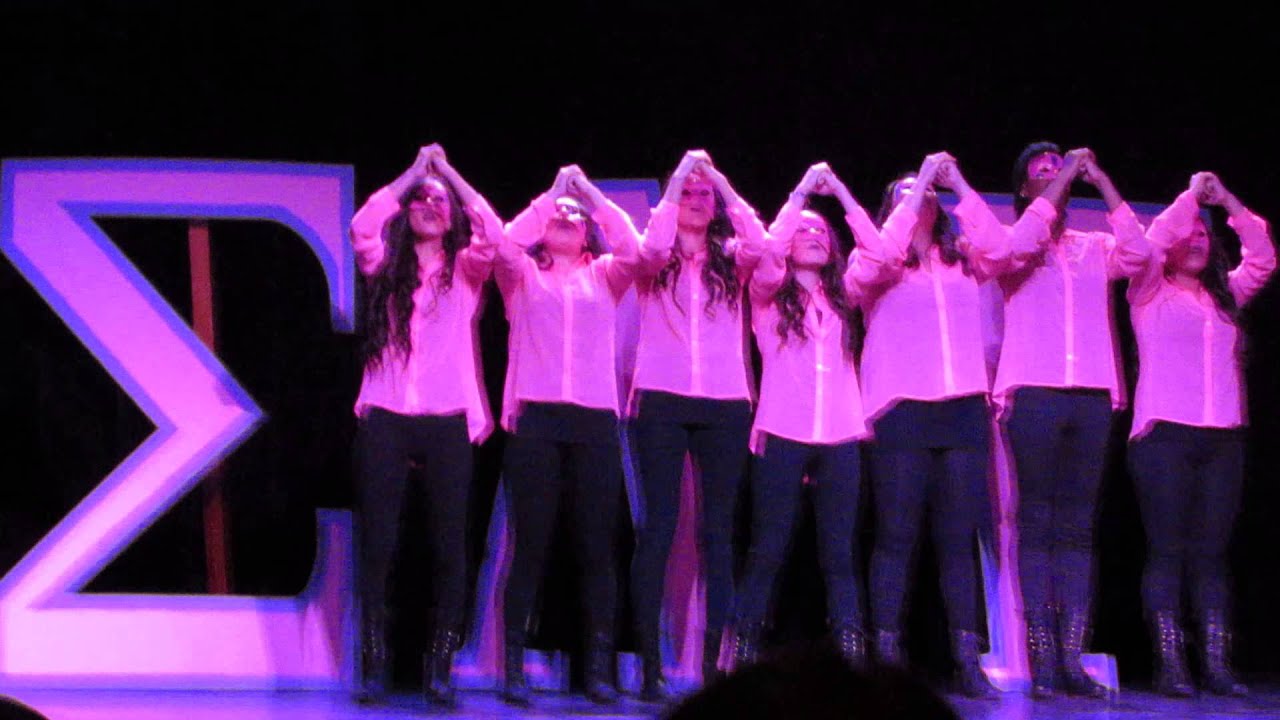 Sigma Lambda Gamma Xi Beta Chapter Neophyte Show- Rho Line Part.1 - YouTube