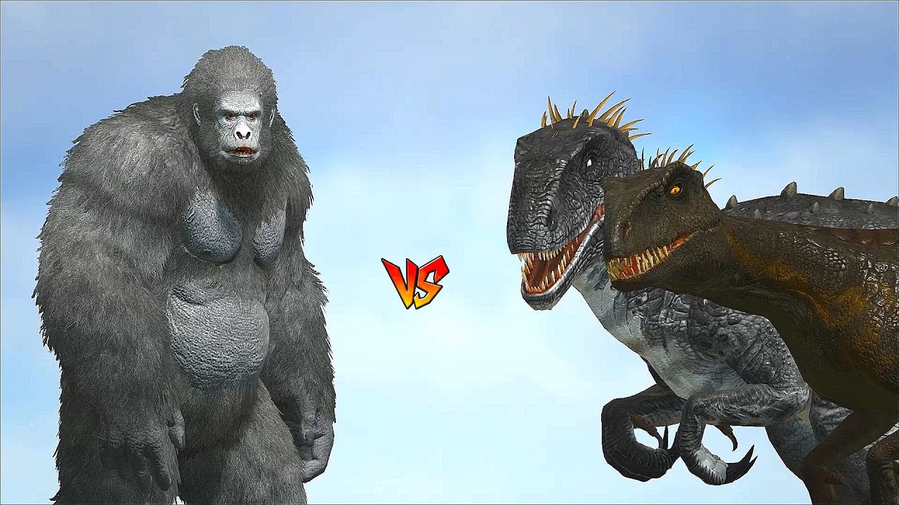 Ark Survival - YETI vs INDO RAPTORS n JP DINOS [Ep.312] - YouTube
