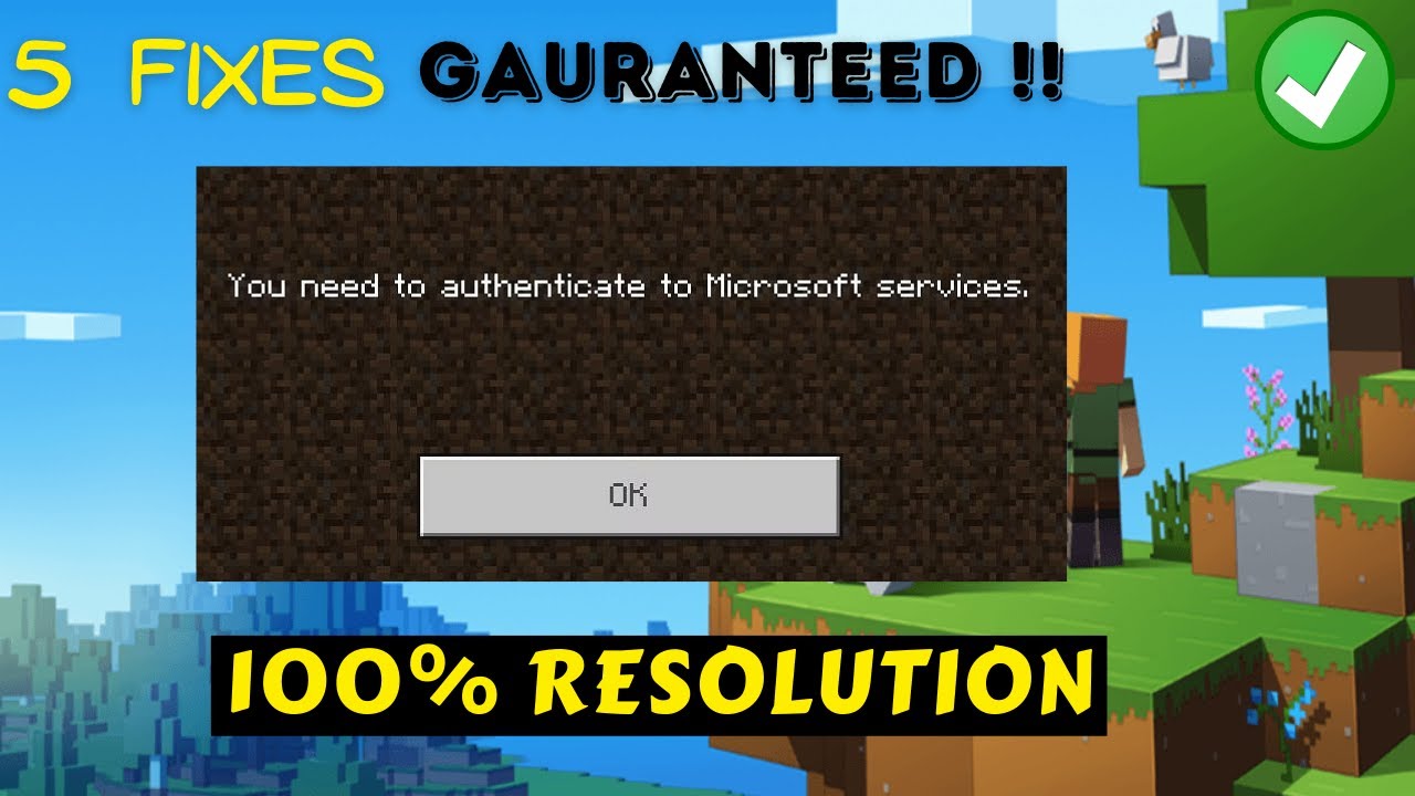 Minecraft You Need To Authenticate To Microsoft Services Error Fix minecraft-you-need-to-authenticate-to-microsoft-services-error-fix