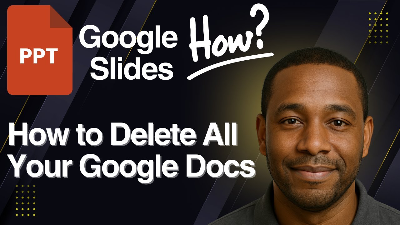 How to Delete All Your Google Docs – WARNING: Permanent Action! - YouTube