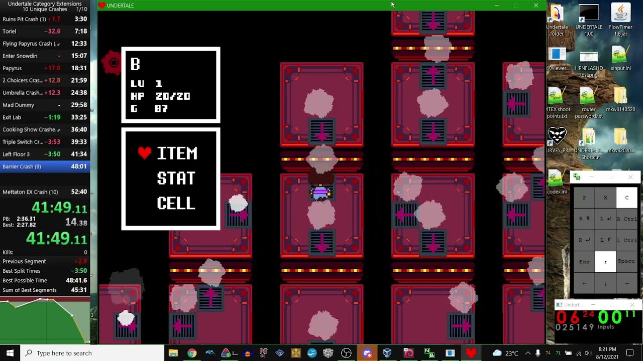 Undertale - 10 Unique Crashes in 46:18 - YouTube
