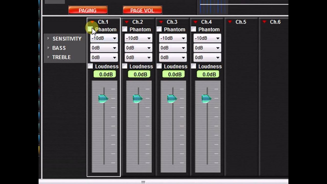 TOA 9000M2 Software Part 4 - Volume Settings - YouTube