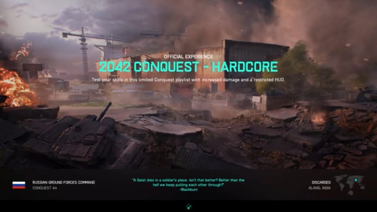 Battlefield™ 2042- Discarded/Hardcore Conquest/Winning Gameplay - YouTube