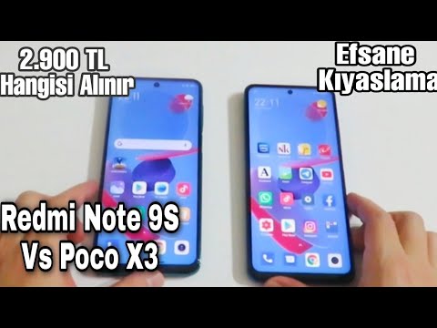 Xiaomi Redmi Note 9S  vs  Poco X3 NFC    KIYASLAMASI  / FP canavarları