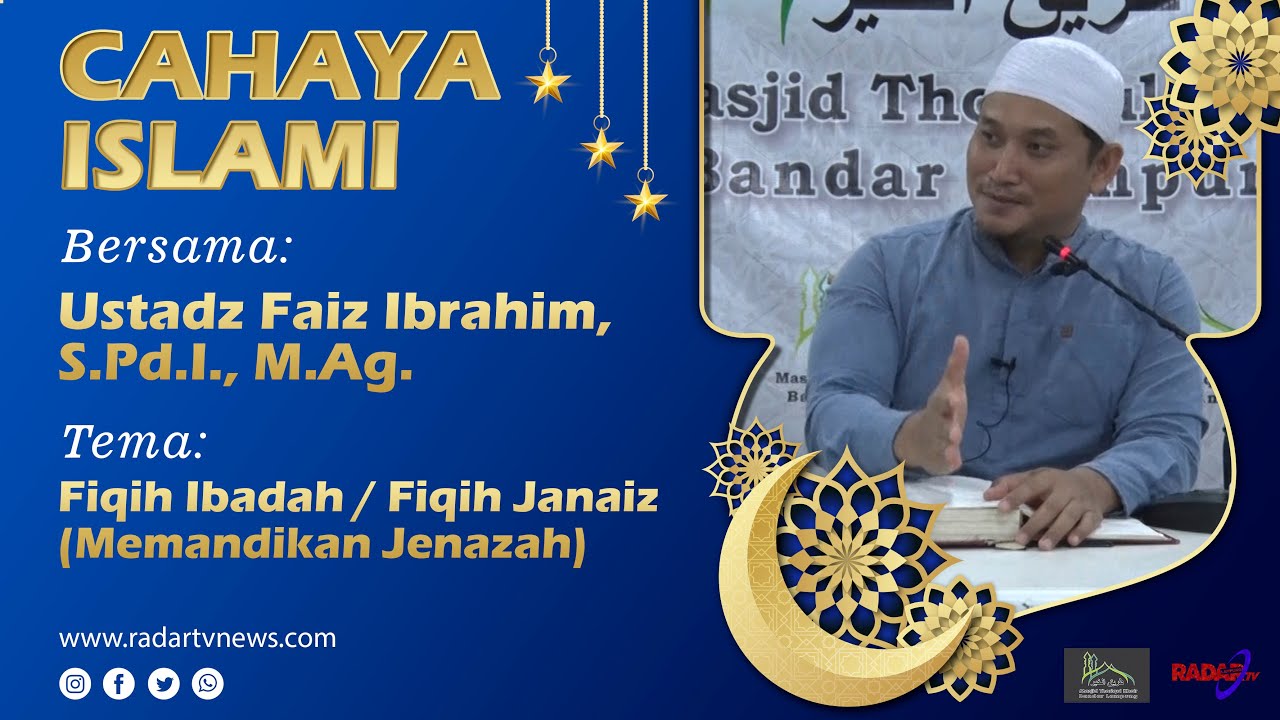 FIQIH JANAIZ (PENGURUSAN JENAZAH) : Bab. Memandikan Jenazah / USTAD ...