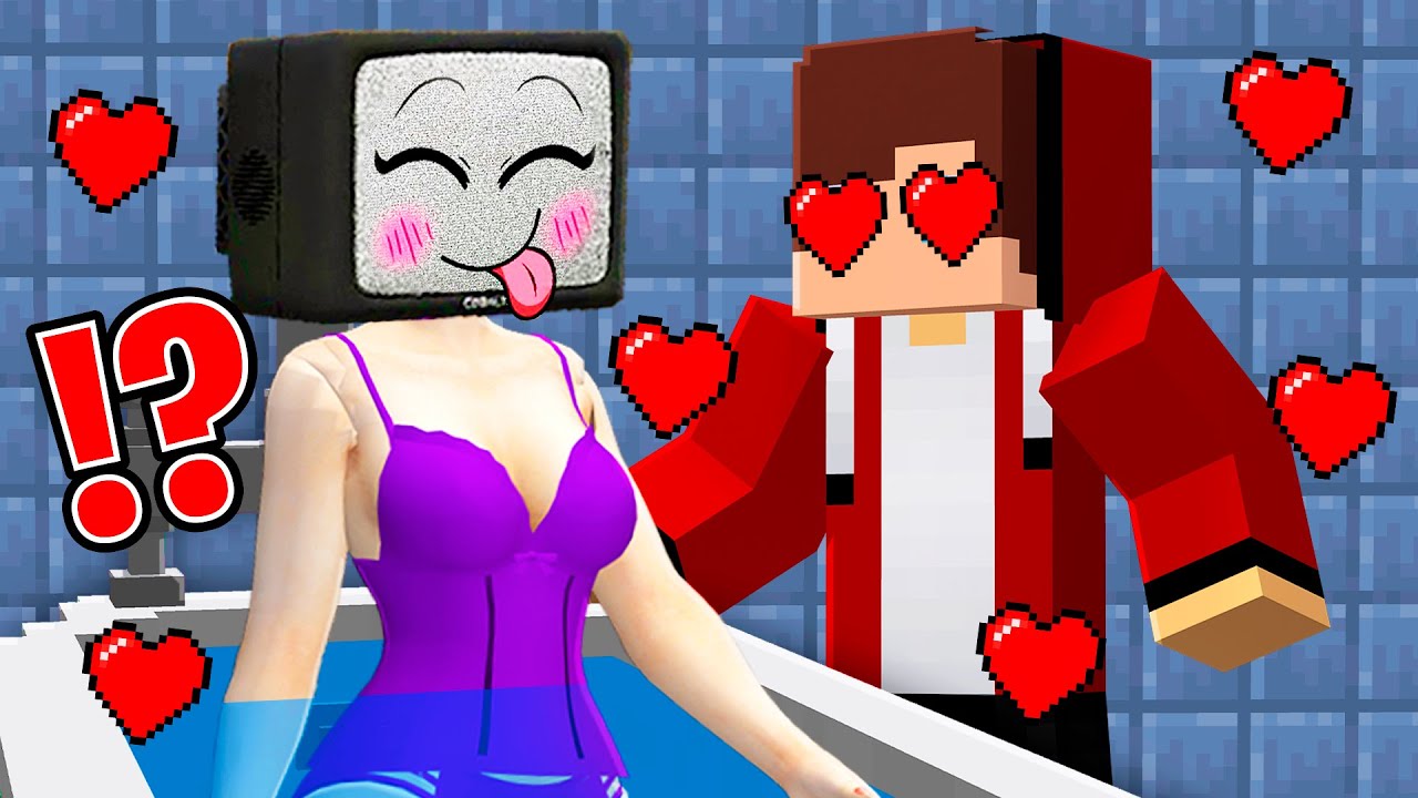 JJ teaches TV WOMAN to SWIM in the POOL! Mikey`s SAD LOVE STORY in ...