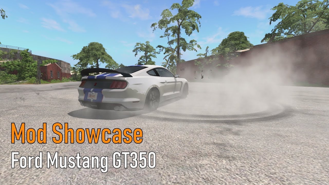 Ford Mustang Shelby GT350R | Mod Showcase | BeamNG.drive - YouTube