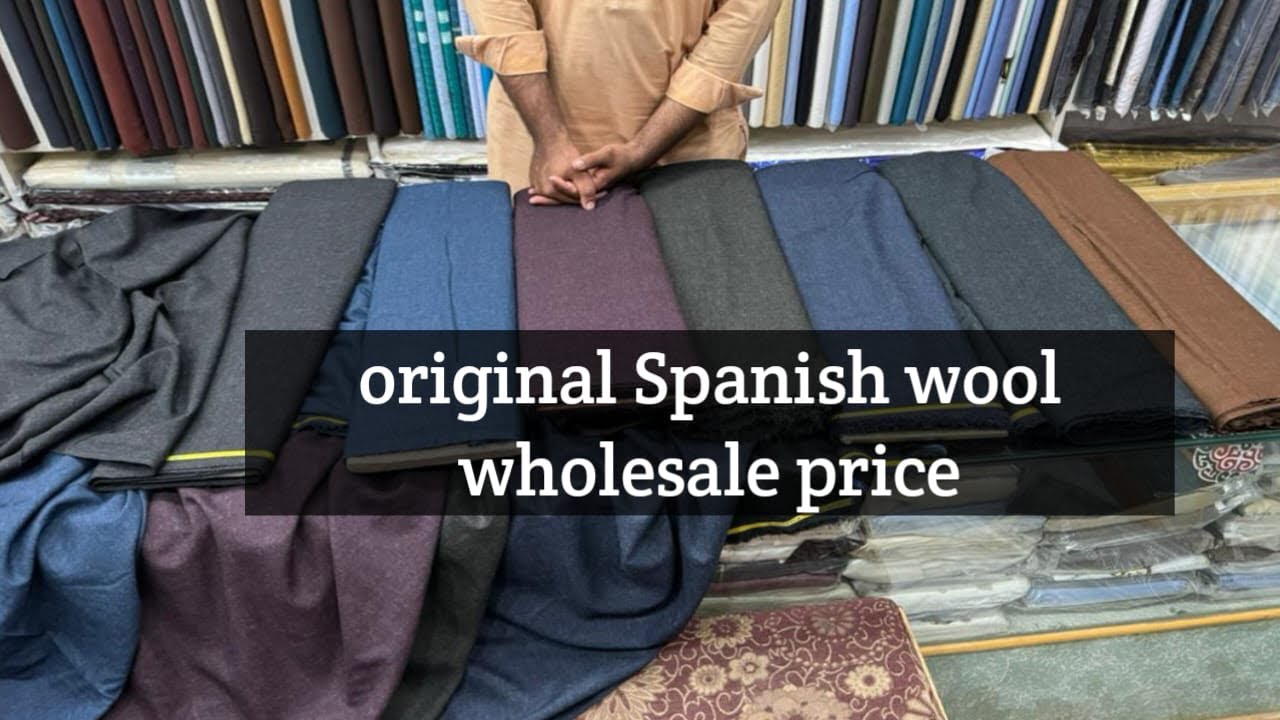 Original Spanish wool wholesale price 2400 - YouTube