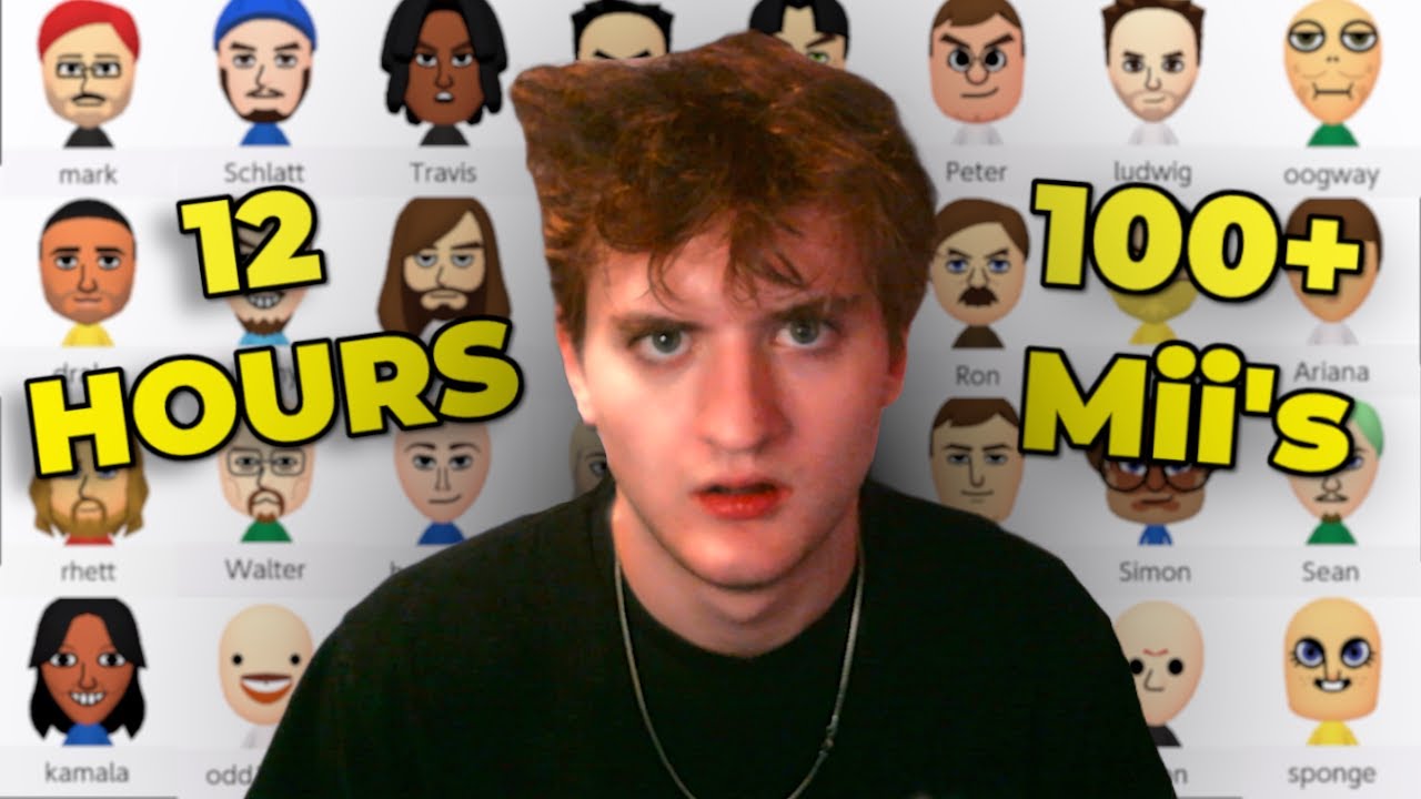 I Made Mii's for 12 Hours Straight. It Ruined Me. - YouTube