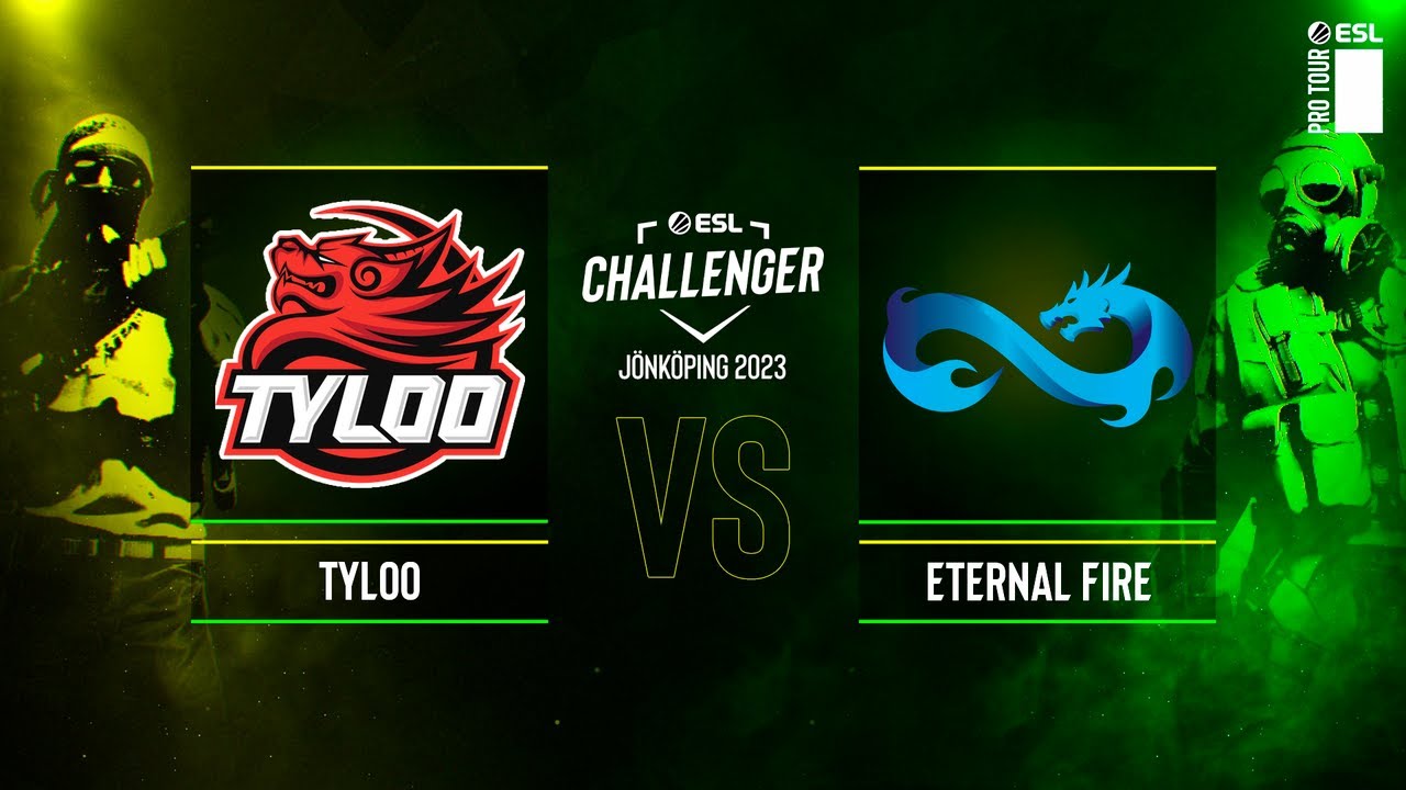 TYLOO vs. Eternal Fire - Map 2 [Overpass] - ESL Challenger Jönköping 2023 - Group A - YouTube