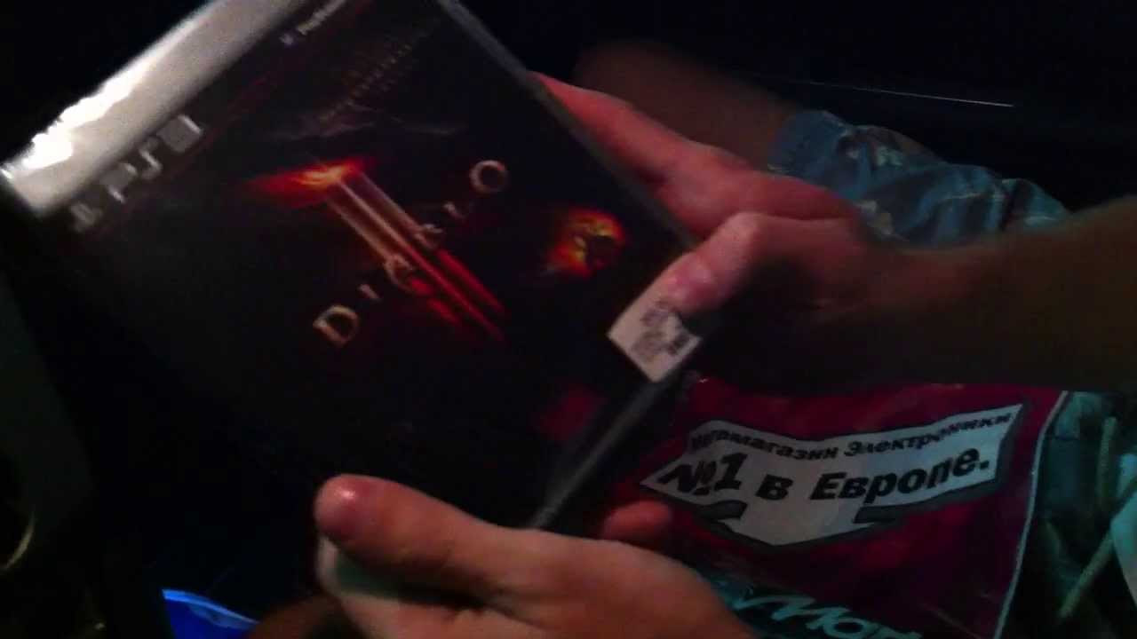 Поздний unboxing Diablo 3 PS3 Preorder pack - YouTube