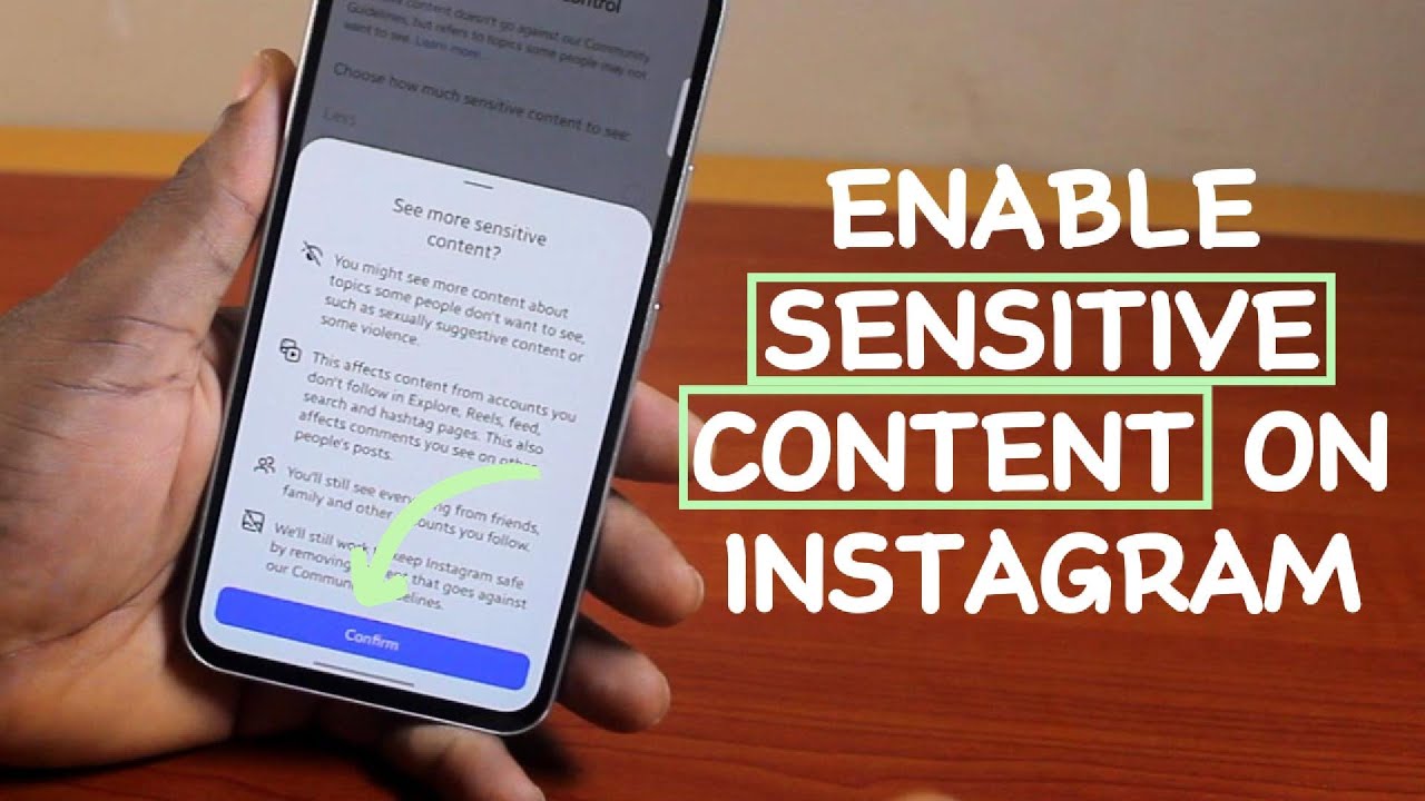 How to Turn ON Sensitive Content on Instagram - YouTube
