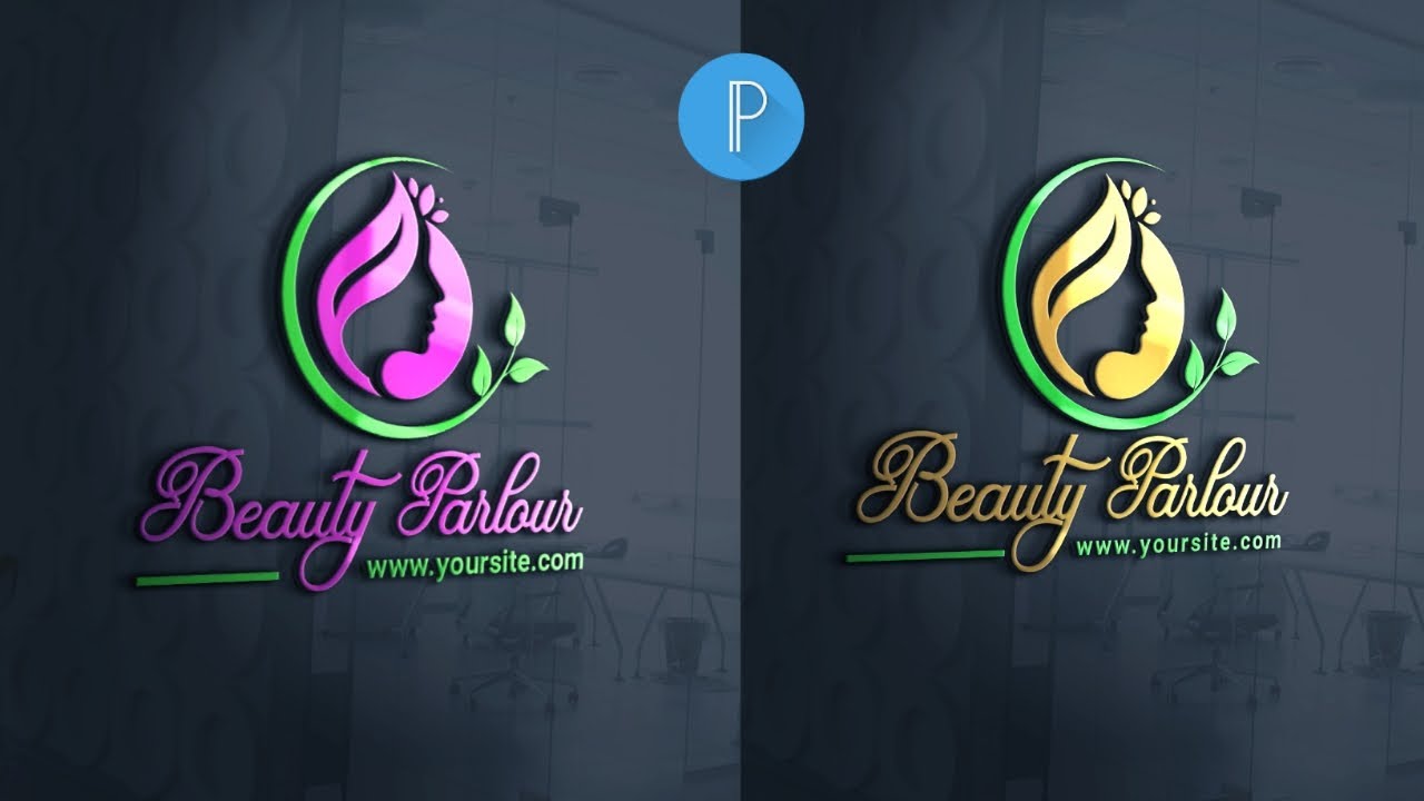 Beauty parlor logo design | Beauty logo design pixellab | Beauty salon ...