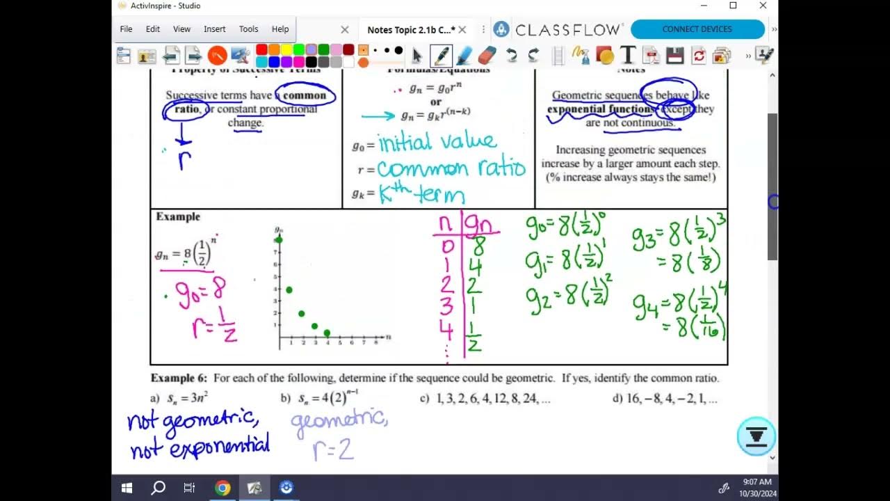 2.1b Change in Geometric Sequences APPC2425 - YouTube