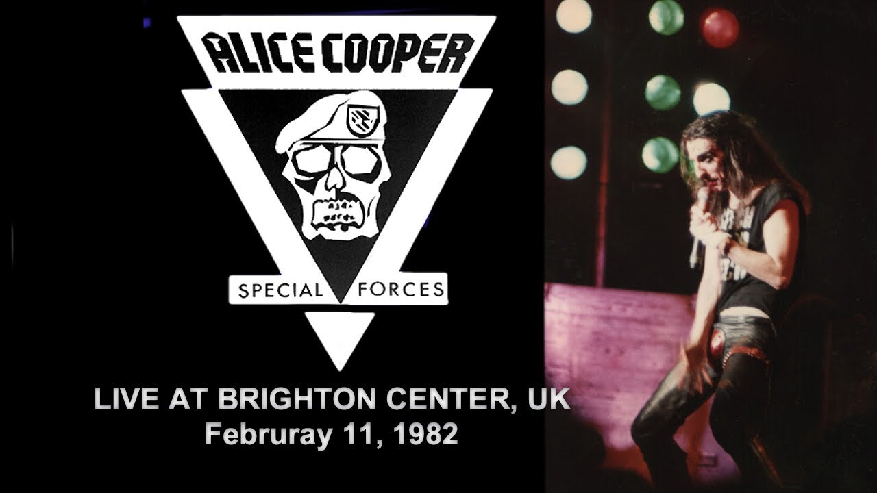 Alice Cooper Live Brighton UK 1982 - YouTube