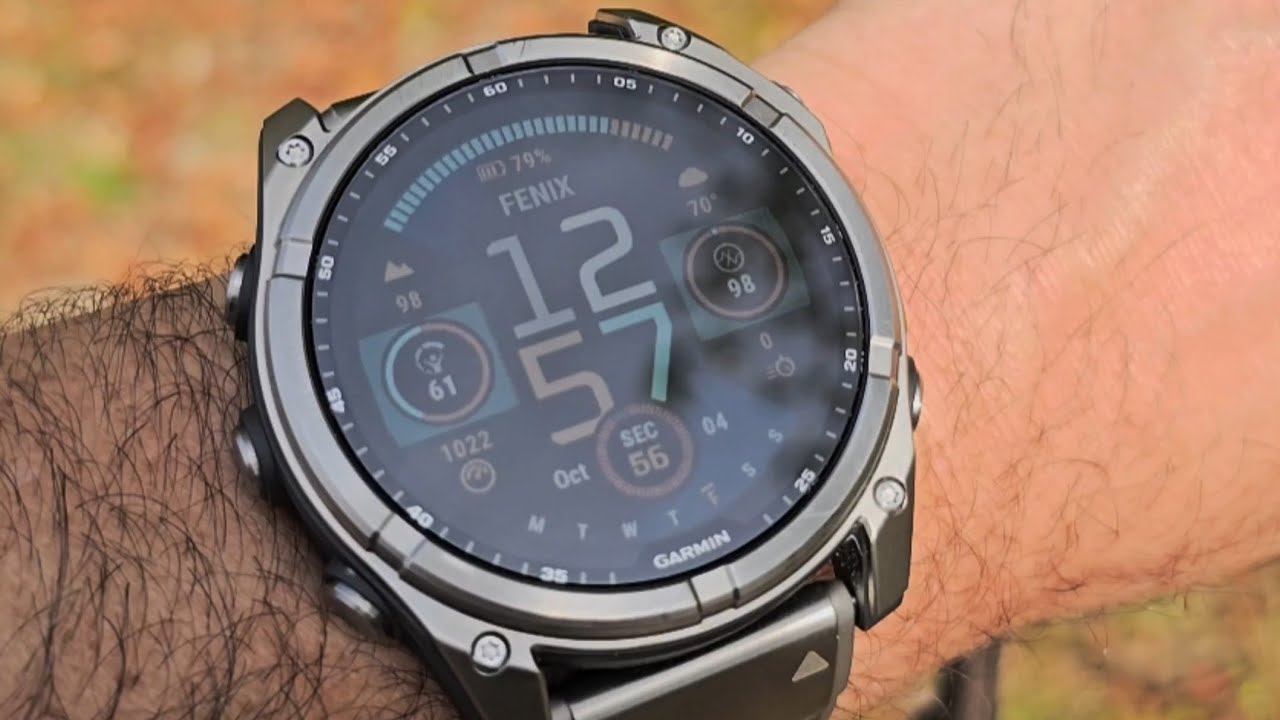 Garmin Fenix 8 Solar 51mm: Day 14 AMOLED Watchface??? - YouTube