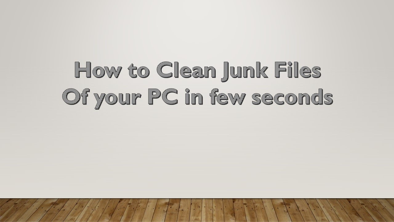 A Fresh Start: How Quick Junk File Cleaning Can Clear Your Digital ...