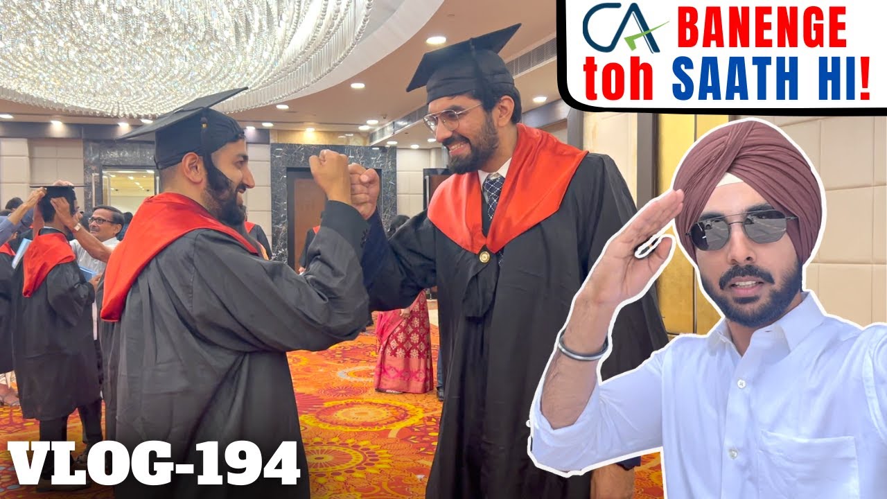 CA Journey of 2 Best Friends 💯| CA Convocation 2023 - YouTube