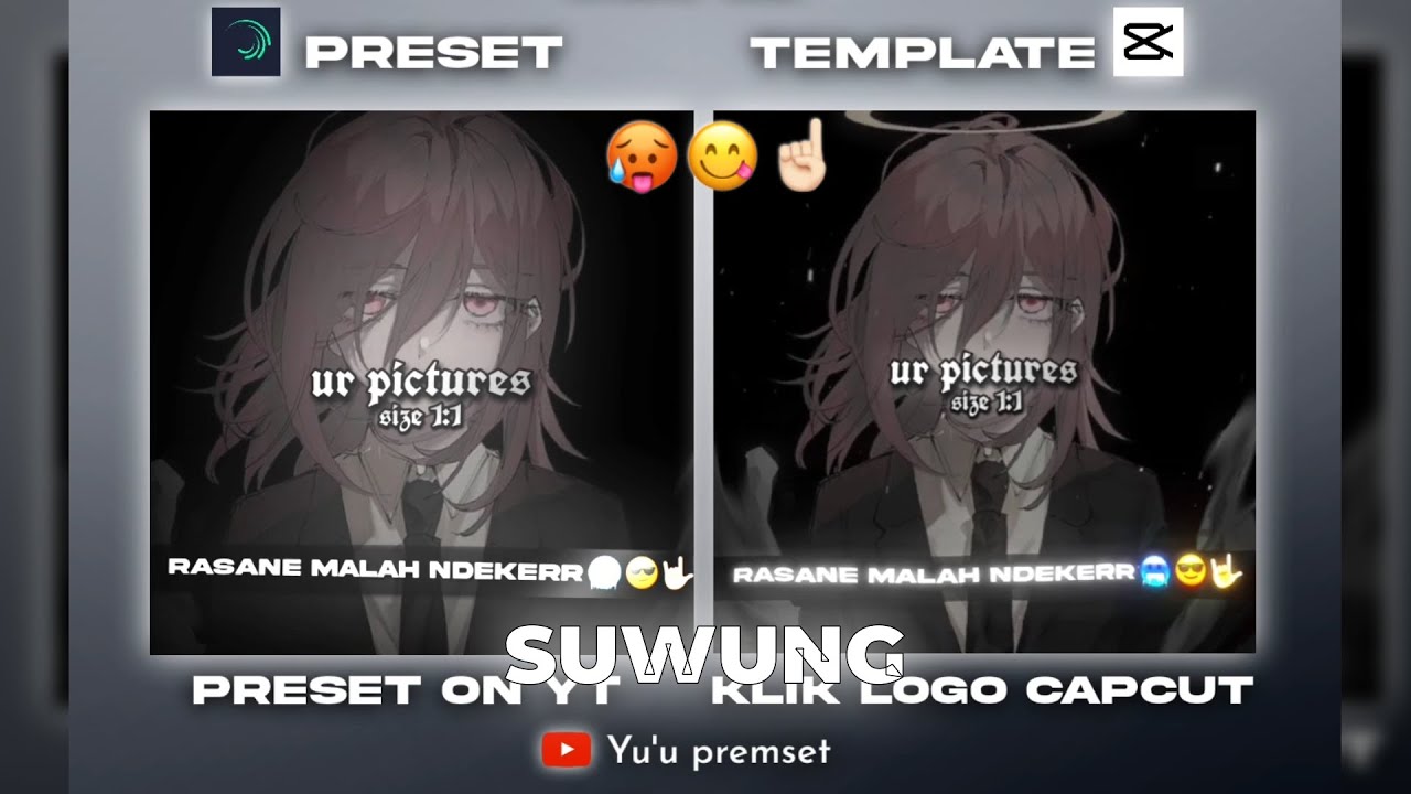 PRESET + TEMPLATE SIZE 1:1 - SUWUNG KANE🥵☝🏻 - YouTube