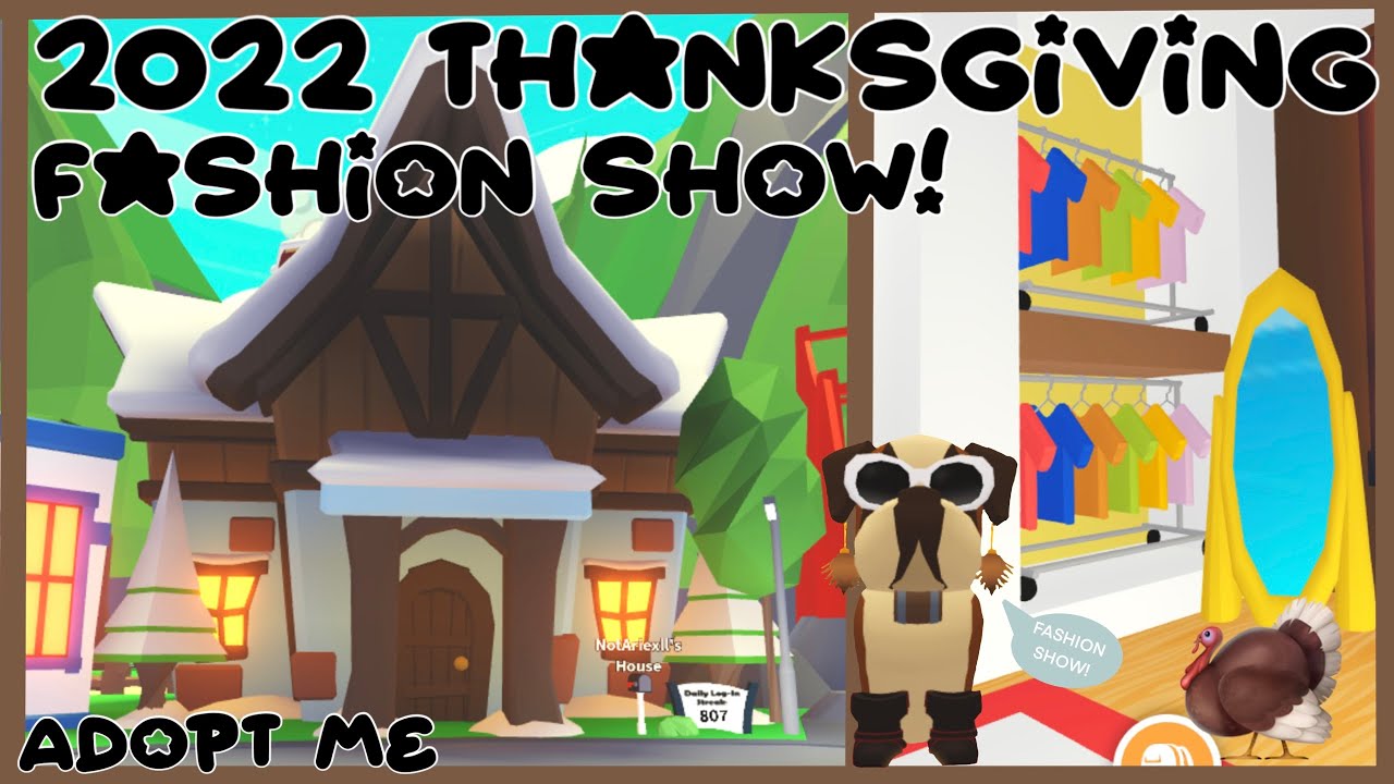 2022 Thanksgiving Fashion Show! Adopt Me! - YouTube