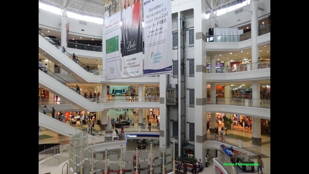 Cebu Philippines Part II The Ayala Mall - YouTube