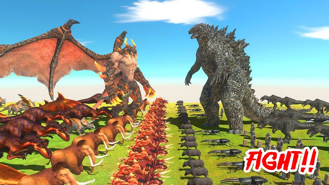Godzilla Defeat Bosses | King Kong VS Godzilla | Animal Revolt Battle ...