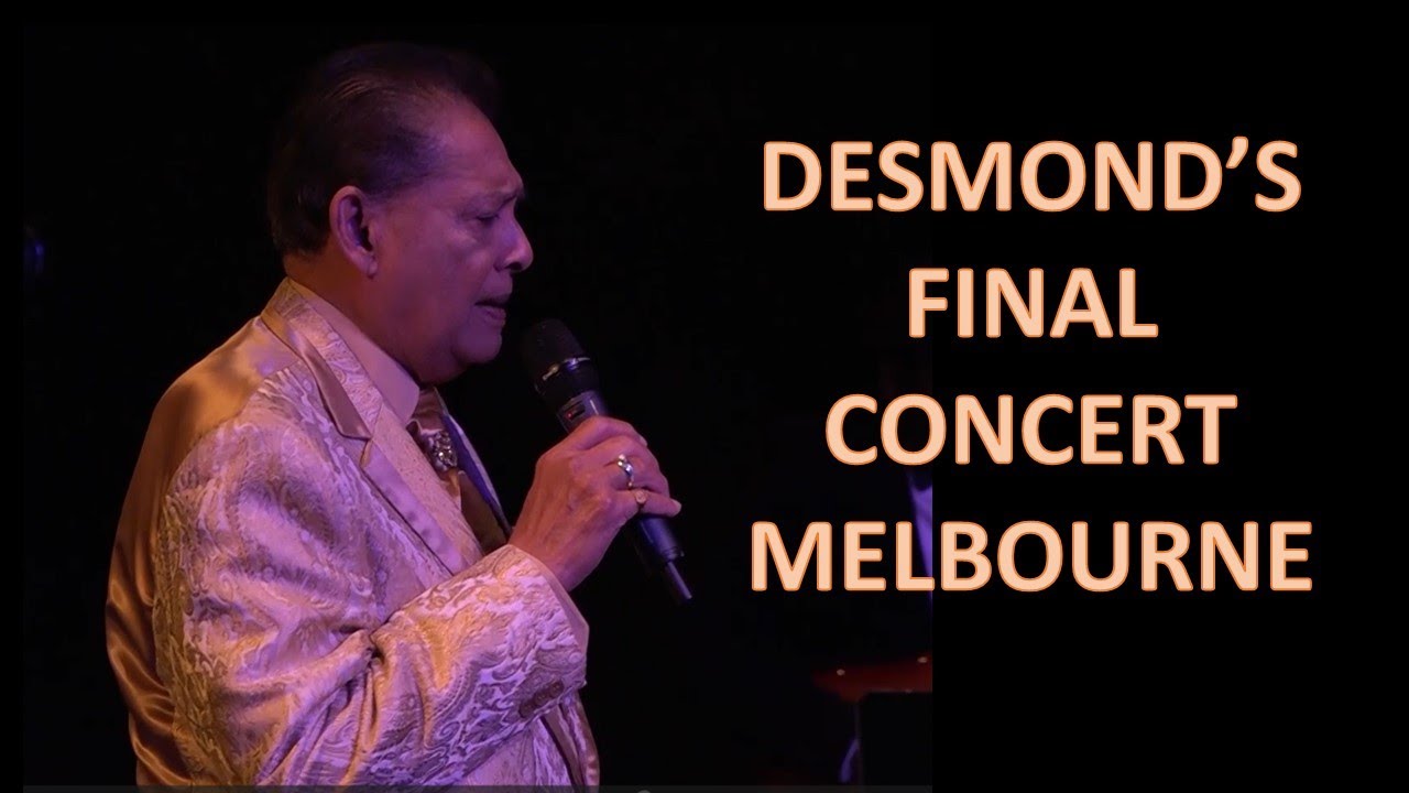 Desmond De Silva's last concert in Melbourne - Farewell Legand - YouTube