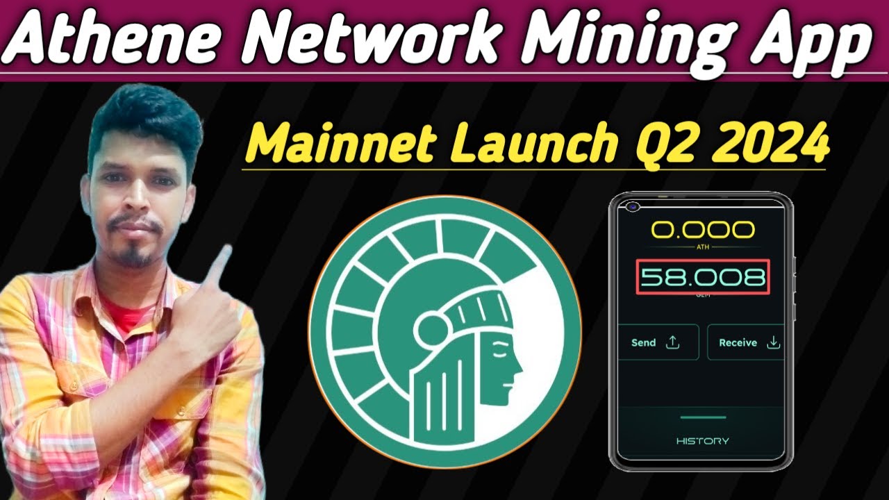 Athene Network New Mining App | ATH Launch Q2 2024 | New Crypto Mining ...