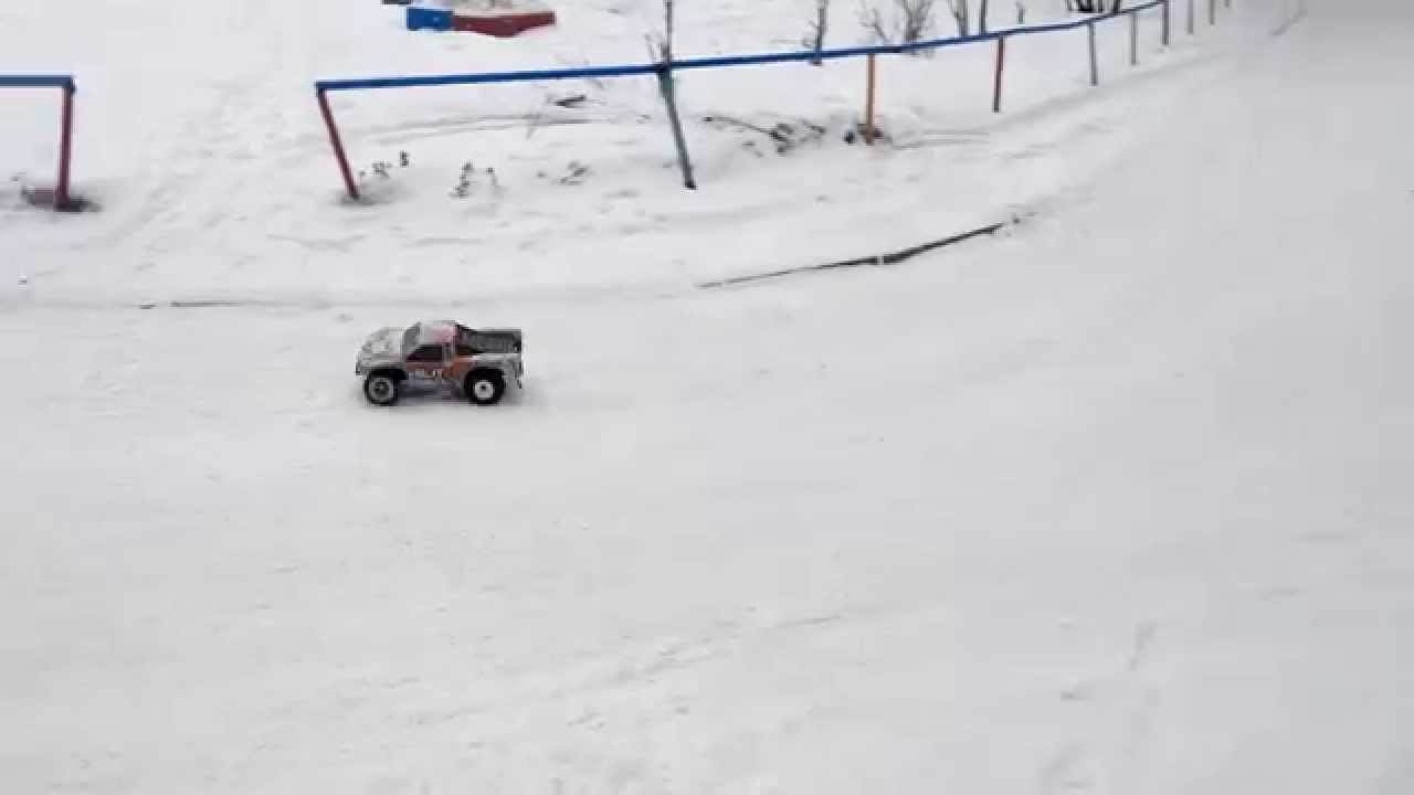 Hpi BLITZ DRIFT Снег Snow - YouTube