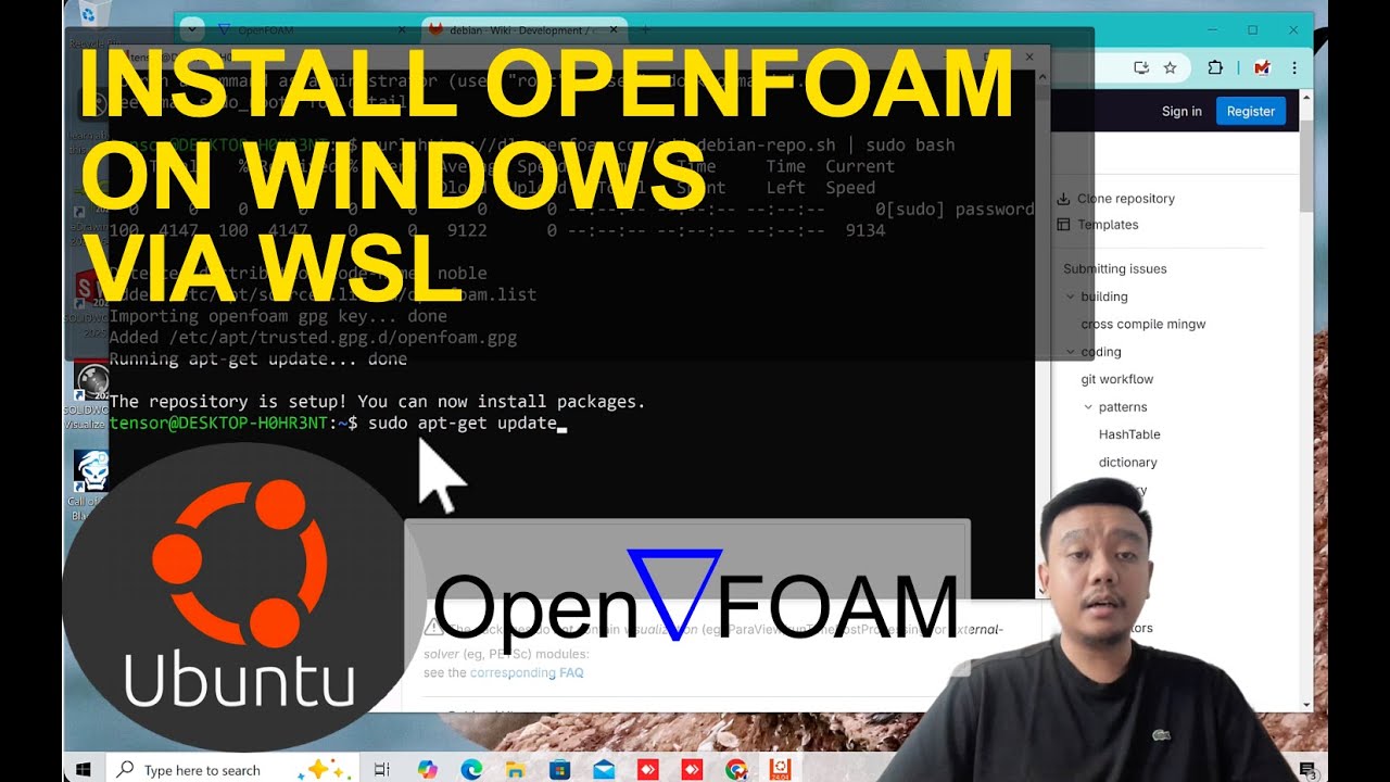 Install Openfoam On Windows Via Wsl Part 04 Openfoam Beginner 0788