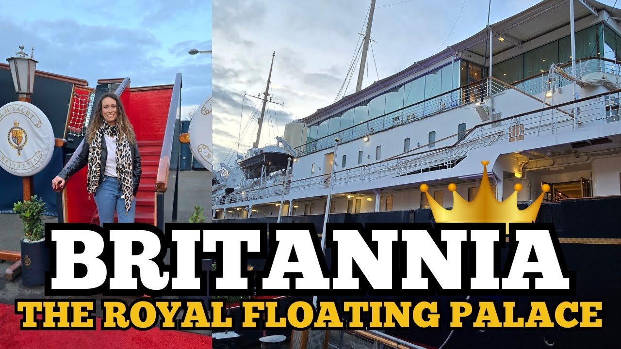 Tour of 'Royal Yacht Britannia' 👑 Edinburgh / a real floating palace ...