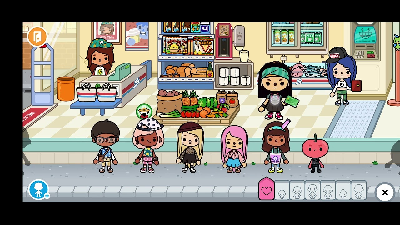 emo and girly girl/ Toca Boca story/ sad story/ beautiful toca girl ...