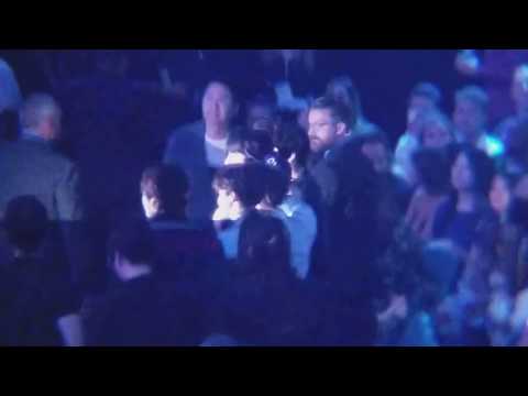 BTS Jin waves and throws kiss Billboard Music Awards 2018 BBMAs