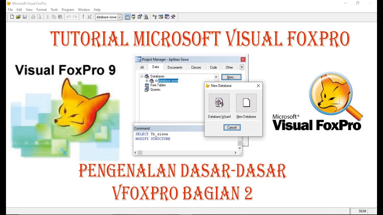 Pengenalan Visual Foxpro Part-2 - YouTube