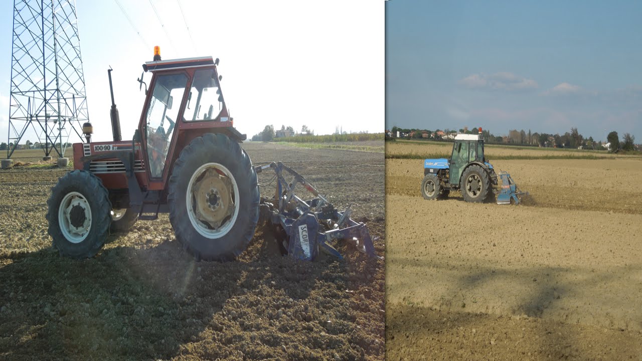 Preparazione terreno per semina grano 2014!! - YouTube