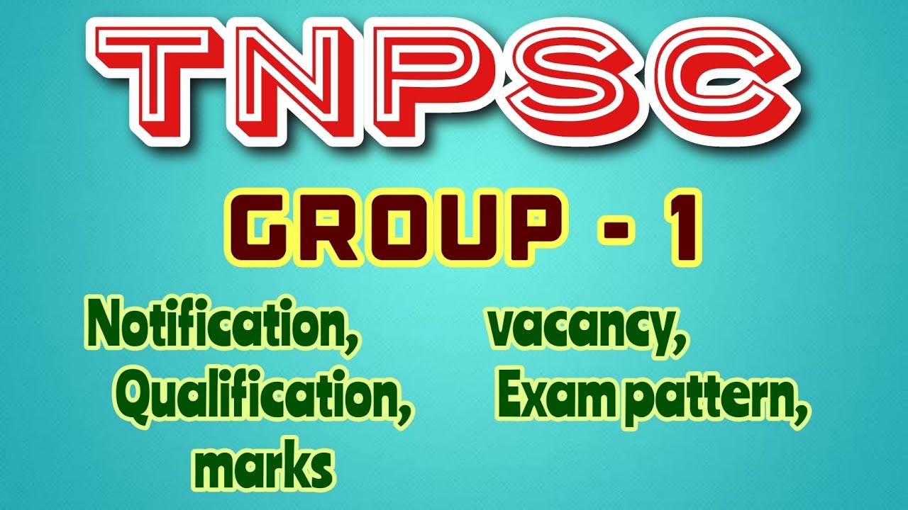 Group 1 exam details | TNPSC - YouTube
