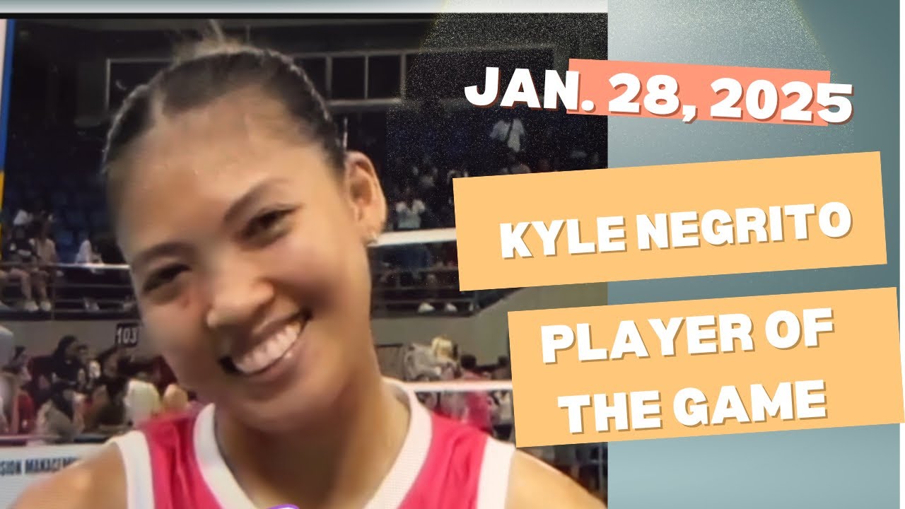 Kyle Negrito : Back to Back Player of the Game January 29, 2025 - YouTube