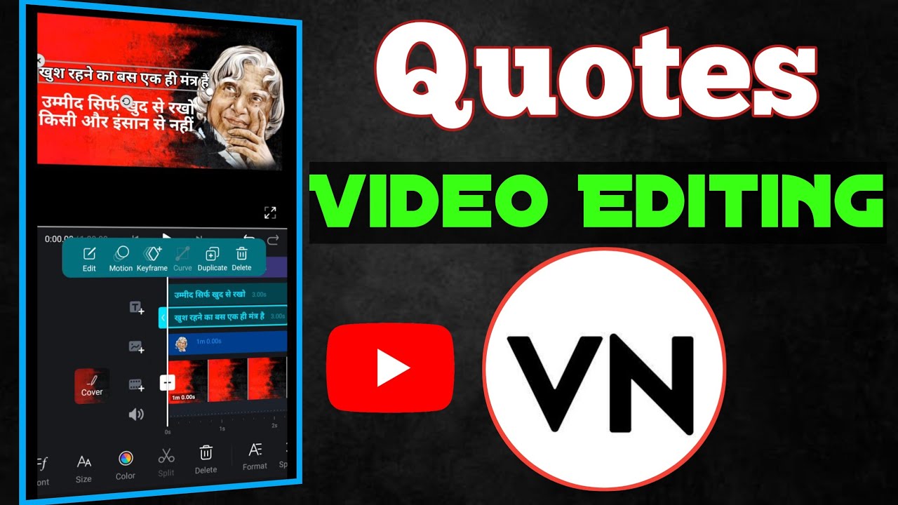 Quotes Video Kaise Edit Kare | How To Edit Quotes Video For YouTube ...