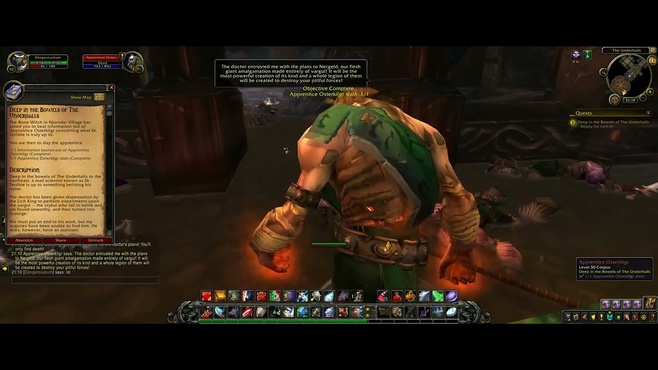 World of Warcraft: Deep in the Bowels of The Underhalls (Gameplay ...