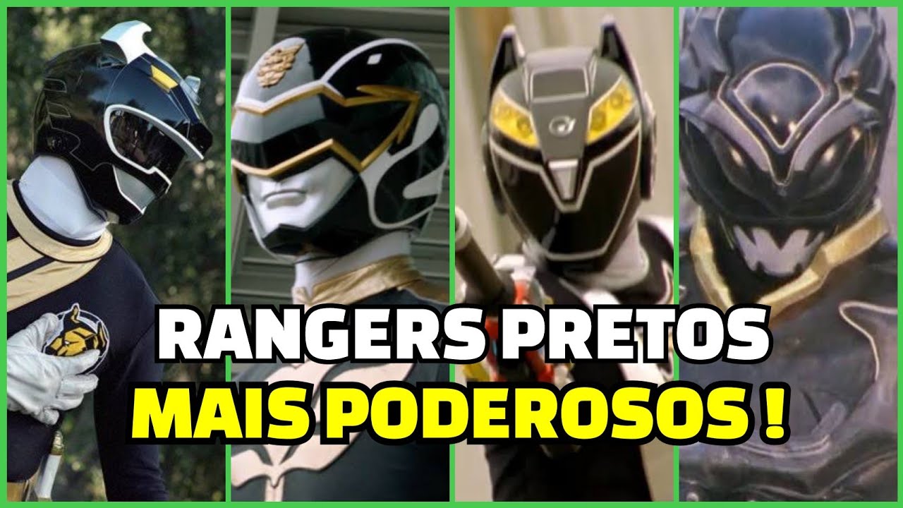 TOP 10 Power Rangers pretos mais poderosos! #BlackPowerRangers - YouTube