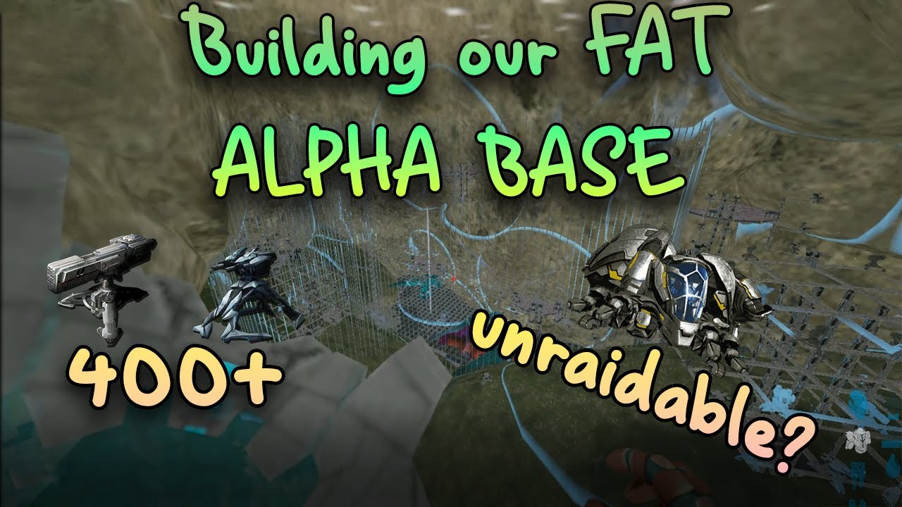 Building our FAT Alpha Base on Ark - Small Tribes Episode 6 - YouTube