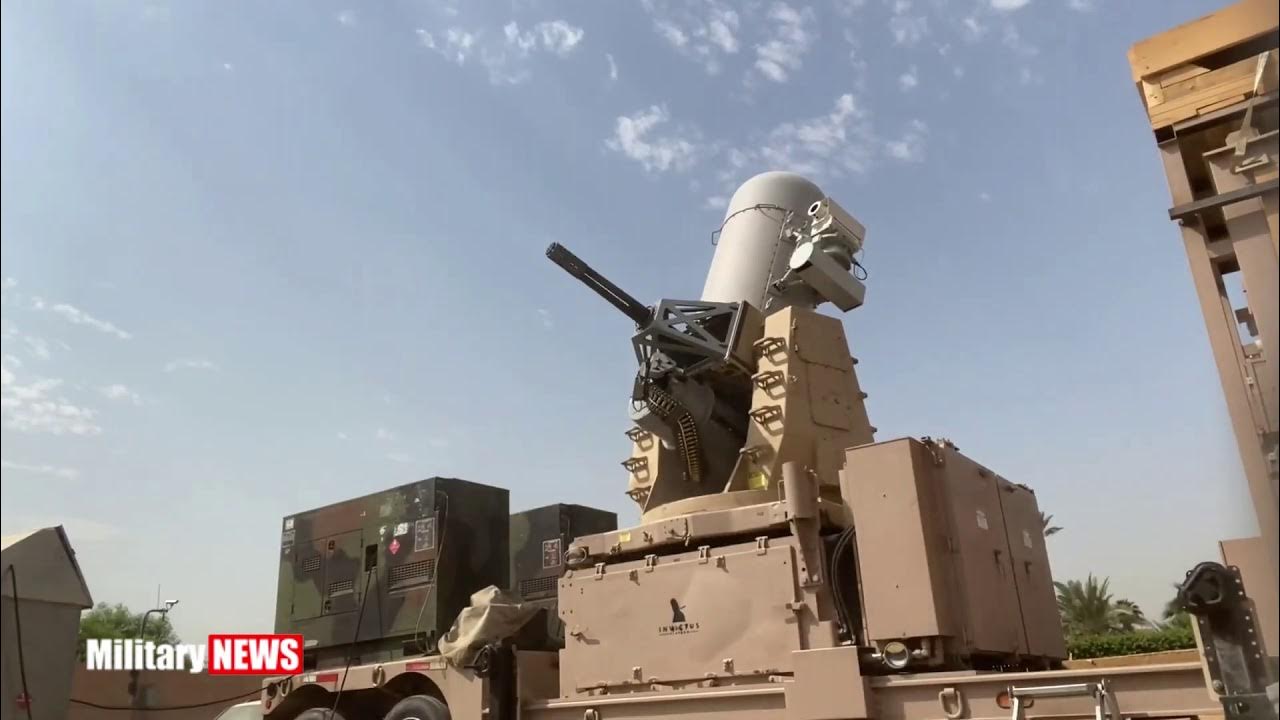 U S Air Defense System in Action Shooting Down Jet and Drones Phalanx ...