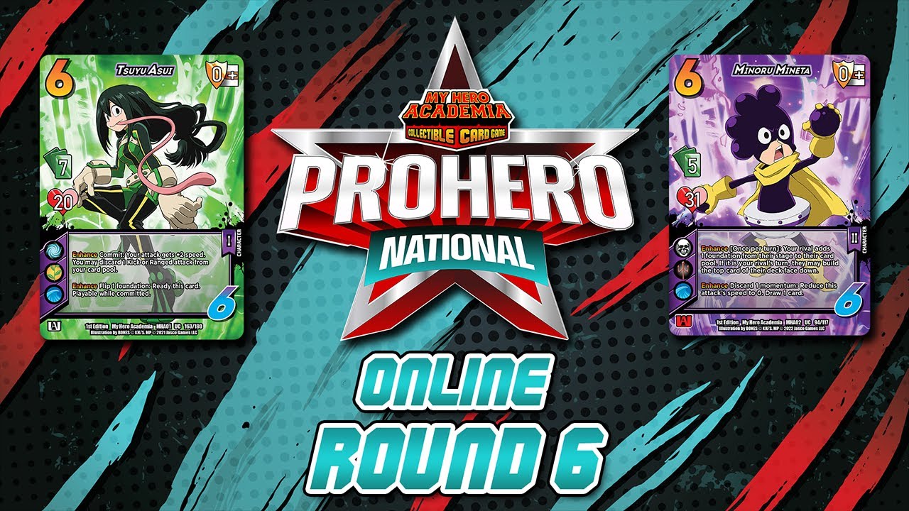 Online Pro Hero National Round 6 | Asui 1 vs. Mineta 2 | MHA CCG - YouTube